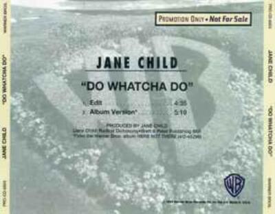 Jane Child: Do Whatcha Do PROMO MUSIC AUDIO CD edit album 1993 funk ...