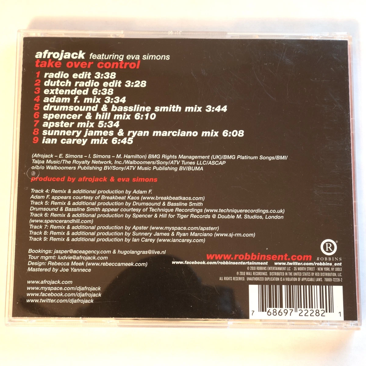 Afrojack Take Over Control Album