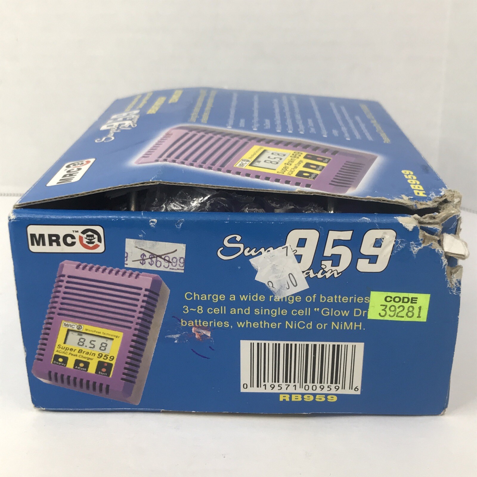 MRC Super Brain 959 Ac/dc Delta Peak Battery Charger W LCD NiCd NiMH ...