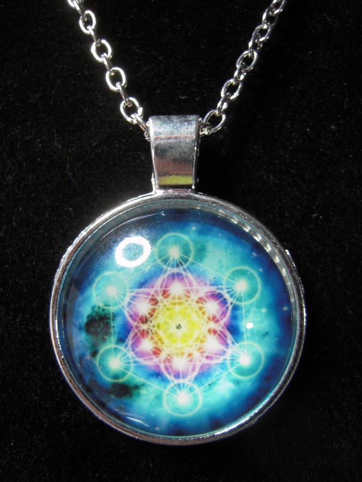 Sacred Geometry Pendant Metatron Buddhist Hindu Om Yoga Celtic 18-19 ...