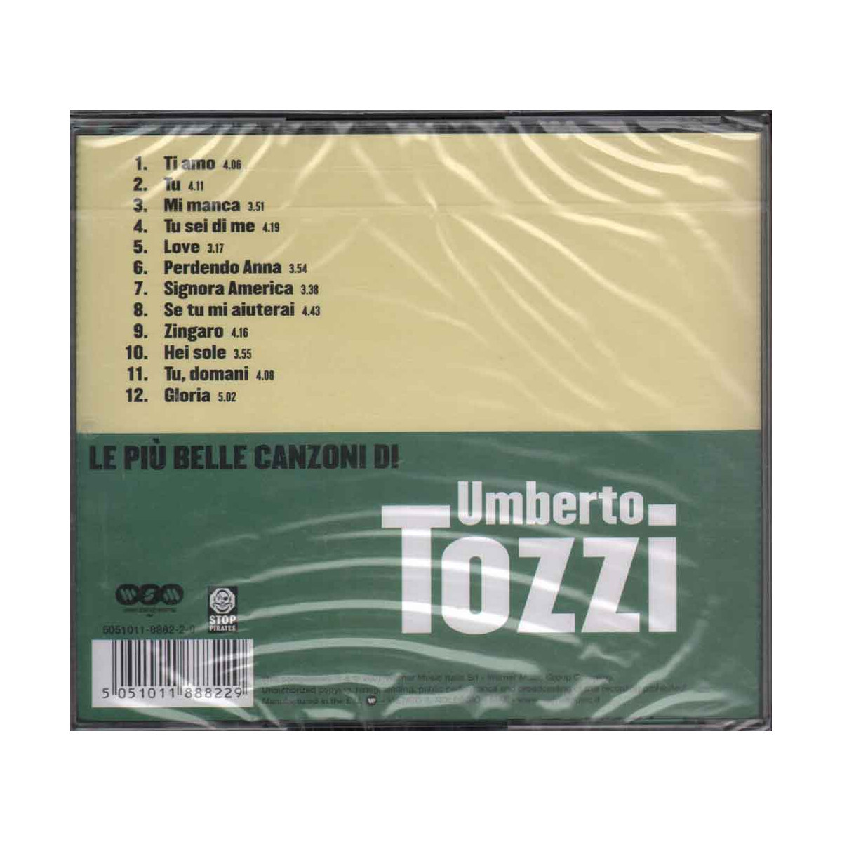 Umberto Tozzi Cd le Piu' Belle Canzoni Di Tozzi Umberto Sigillato ...