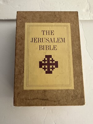 The Jerusalem Bible Hardcover Slipcase 1966 Special Edition Indexed | eBay