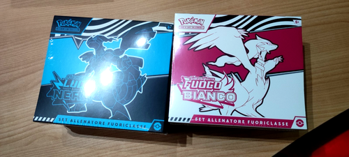 Pokémon ETB Luce Nera e Fuoco Bianco Set Allenatore Fuoriclasse ITA 🔥🚀 ...