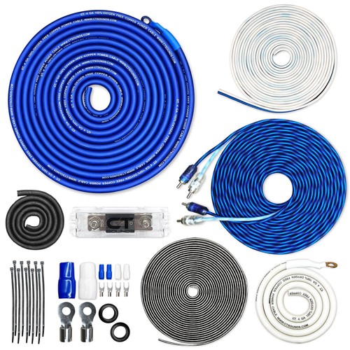 4 Gauge OFC Complete Amp Wiring Install Kit, AMPKIT-4GA-ELITE | eBay