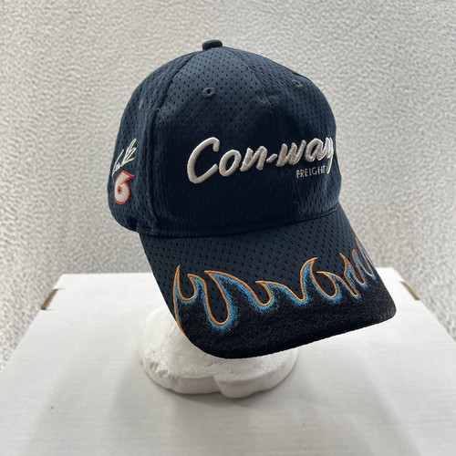 Conway Freight Cap Hat Men One Size Raybestos 6 NASCAR Racing Flames ...