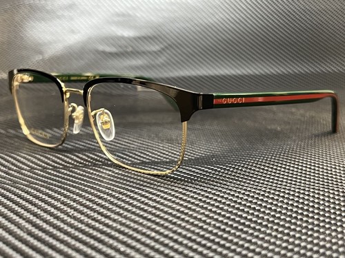 GUCCI GG0934OA 001 Black Rectangle Men's 54 mm Eyeglasses 889652326139 ...