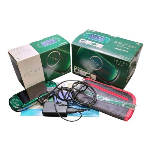 Sony Playstation Portable PSP-3000 Console Spirited Green with Box ...