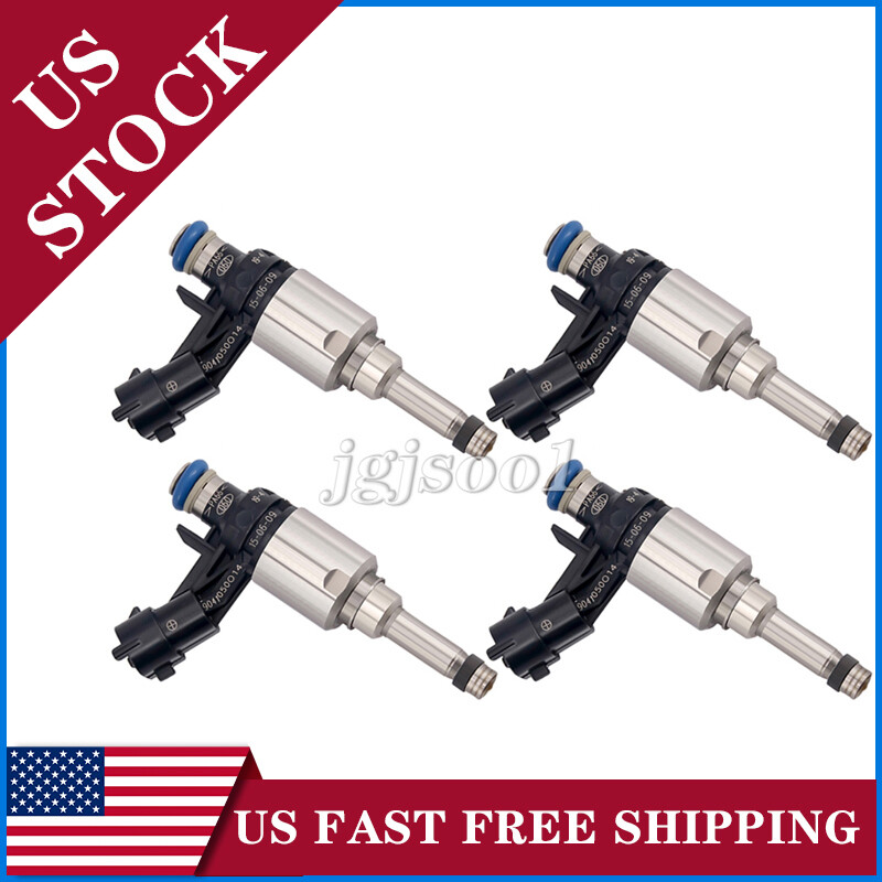 4x Fuel Injectors 35310-2B110 35310-2B130 For Kia Soul 1.6 L GAS DOHC ...