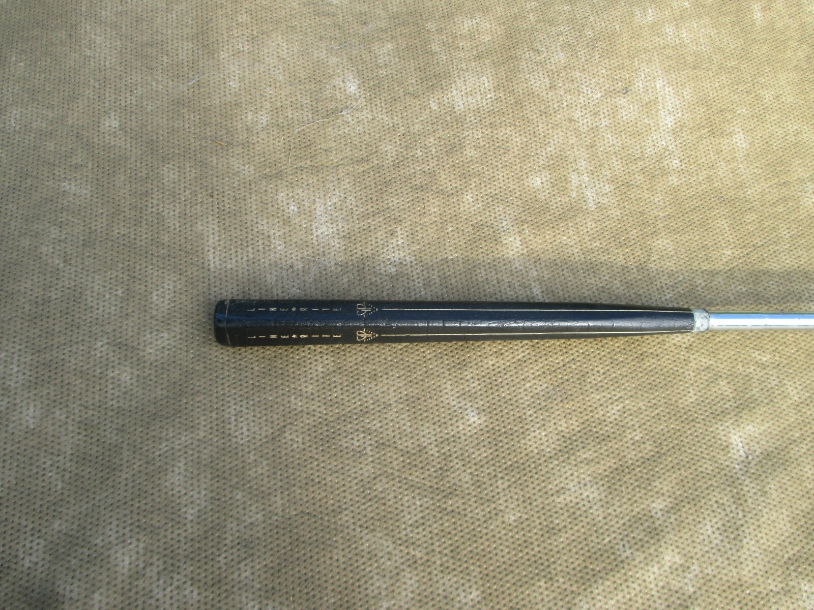 VINTAGE RITE LINE BRASS PUTTER MODEL GO-FER STEEL SHAFT 34" | eBay