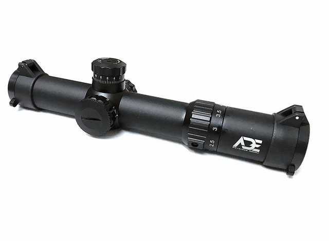 Ade Advanced Optics Gen2 30mm 1-4x24 Rifle Scope With Illuminated Mil ...