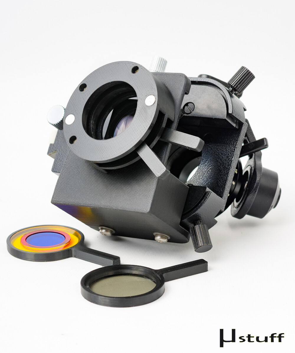 Leitz Laborlux Dialux microscope condenser lollipop filter holder set ...