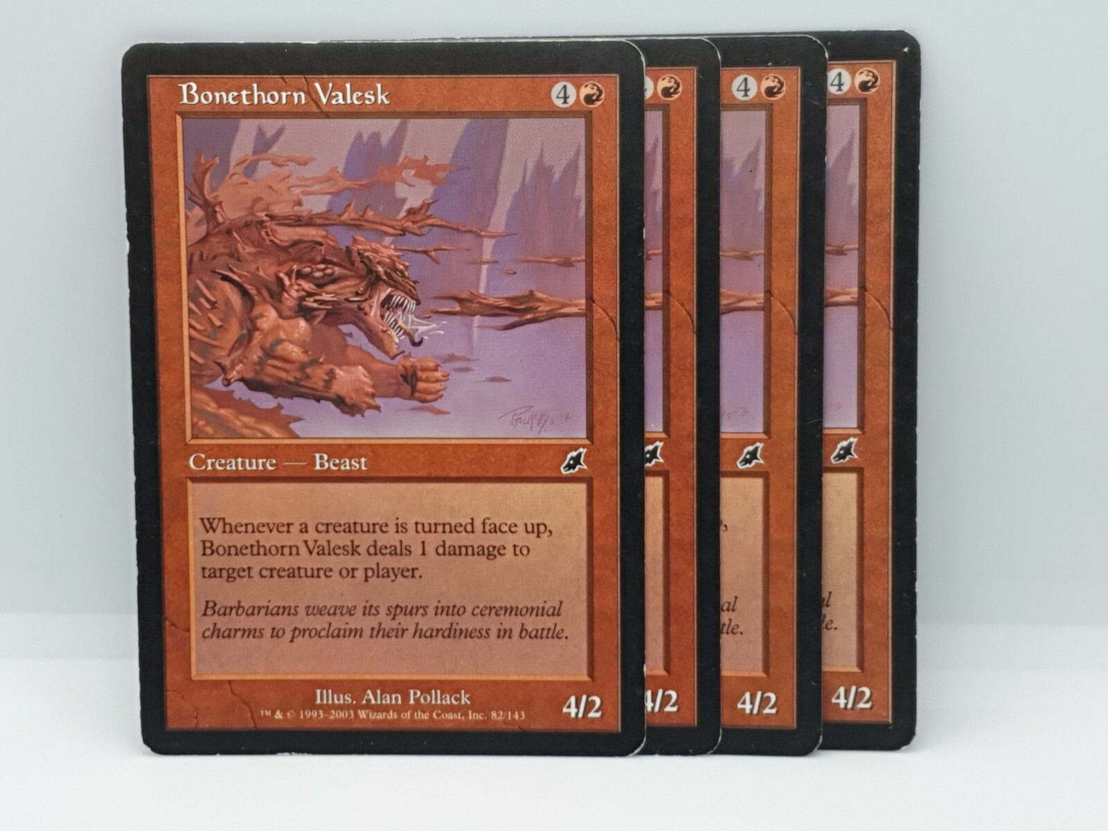 4x Bonethorn Valesk Scourge 2003 MtG Magic The Gathering | eBay Australia