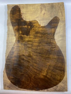 13mm Electric Guitar Top Flame Golden Phoebe Wood Woodworking lumber | eBay