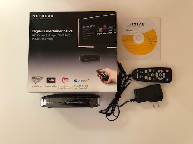 NetGear Digital Entertainer Live EVA2000 Digital HD Media Streamer WITH ...