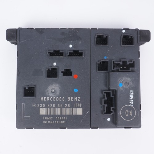 03-12 Mercedes R230 SL500 SL550 SL55 AMG Door Control Module Left ...