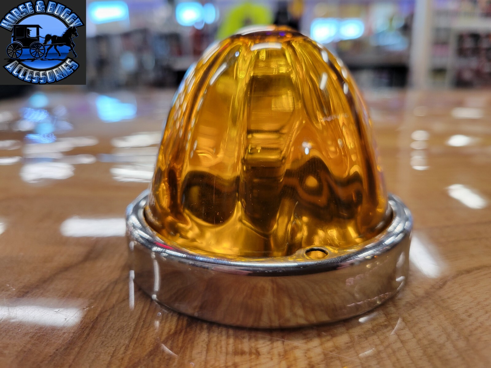 light amber watermelon real glass kit 1 wire incandescent flush mount ...