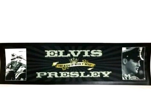 NEW ELVIS PRESLEY BAR MAT RUNNER THE KING OF ROCK N ROLL COLLECTABLE ...