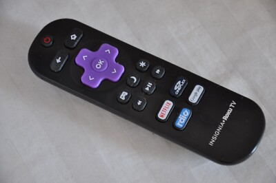 GENUINE INSIGNIA SMART LED ROKU TV REMOTE - NETFLIX/RDIO/CINEPLEX ...