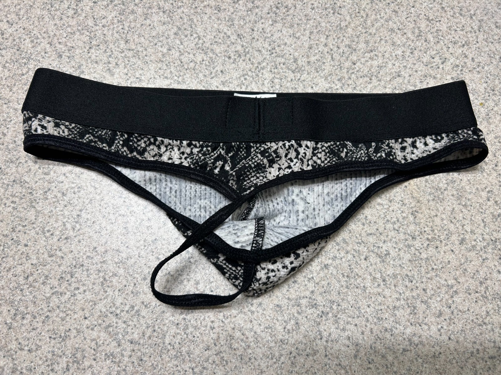 Go Softwear Silver Python Thong Size M | eBay