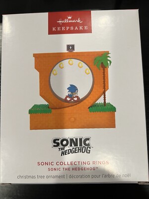 2024 Hallmark Keepsake Sonic the Hedgehog Sonic Collecting Rings ...