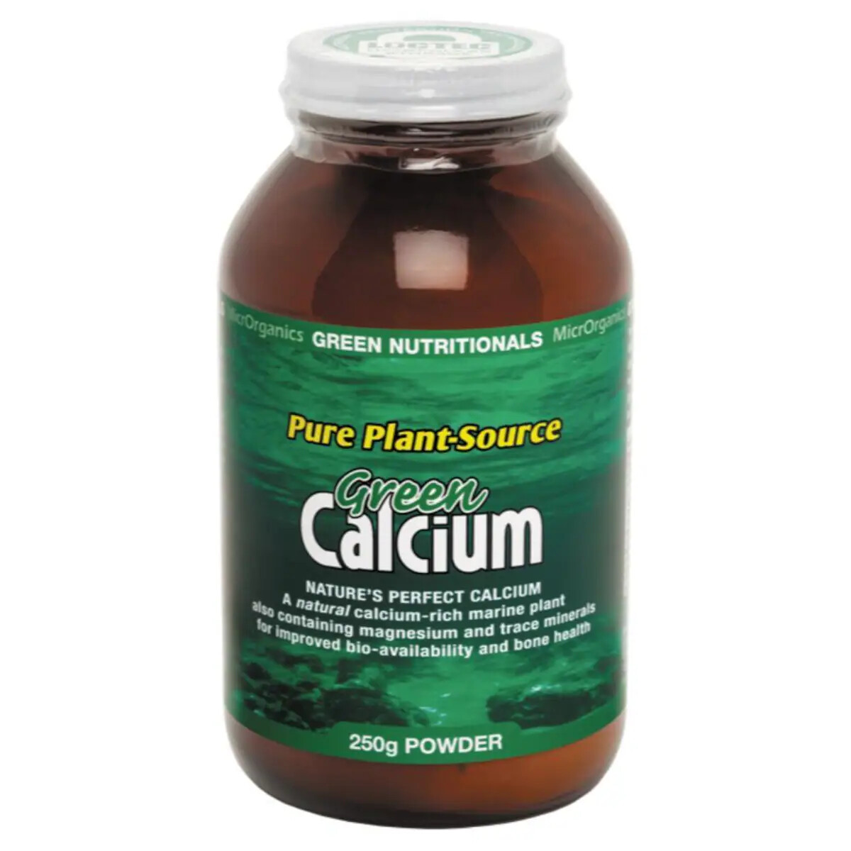 MicrOrganics Green Nutritionals Pure Plant-Source Green Calcium 100g ...