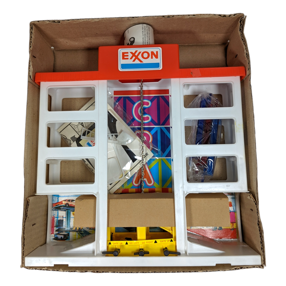 Exxon Gasoline Nasta Parking Station 1987 Vintage New Old Stock Open ...