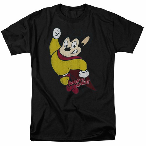 Mighty Mouse Classic Hero T Shirt Mens Licensed Cartoon Merchandise ...