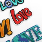 11 pcs DIY Words Patches Embroidery Iron On/Sew On Applique for Clothes ...