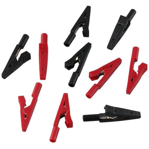 Multimeter Test Leads Insulated Safety Alligator Clips Large Alligator ...