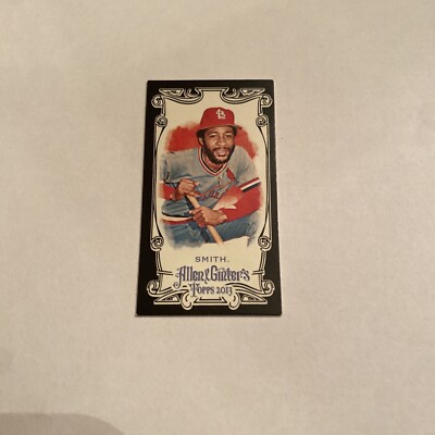 2013 Topps Allen & Ginter's Mini Allen Black Ozzie Smith #341 HOF | eBay