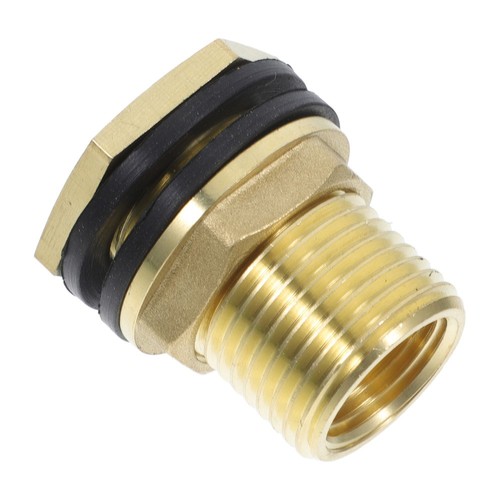 Water Tank Connector Brass Fitting With Ring For Aquariums Tanks | eBay