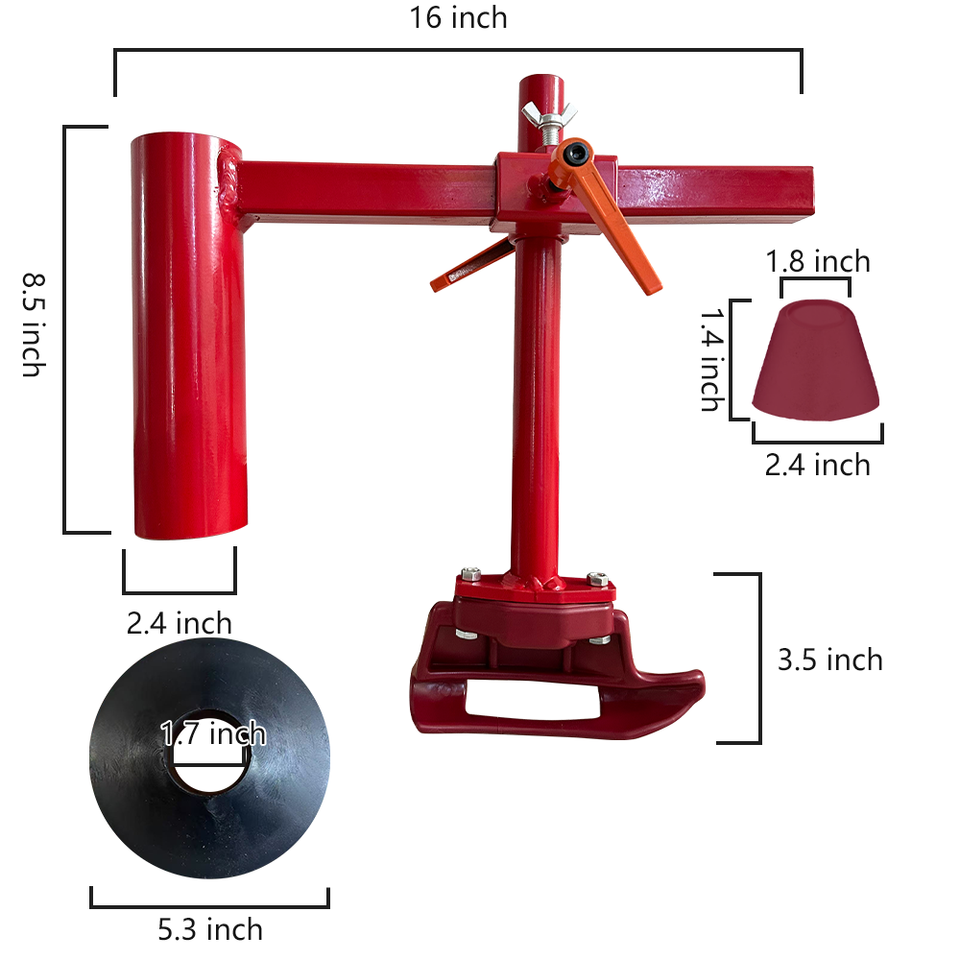 Manual Tire Changer Duck Head Adapter Kit with Duck Head Tire Changer ...