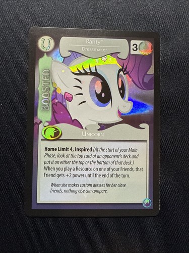 My Little Pony Rarity Dressmaker #f3a Foil MLP TCG Trading Card Game | eBay