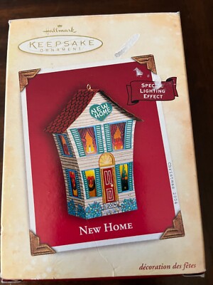 Hallmark New HOME w/ Lighting Effect Keepsake Christmas Ornament 2004 ...