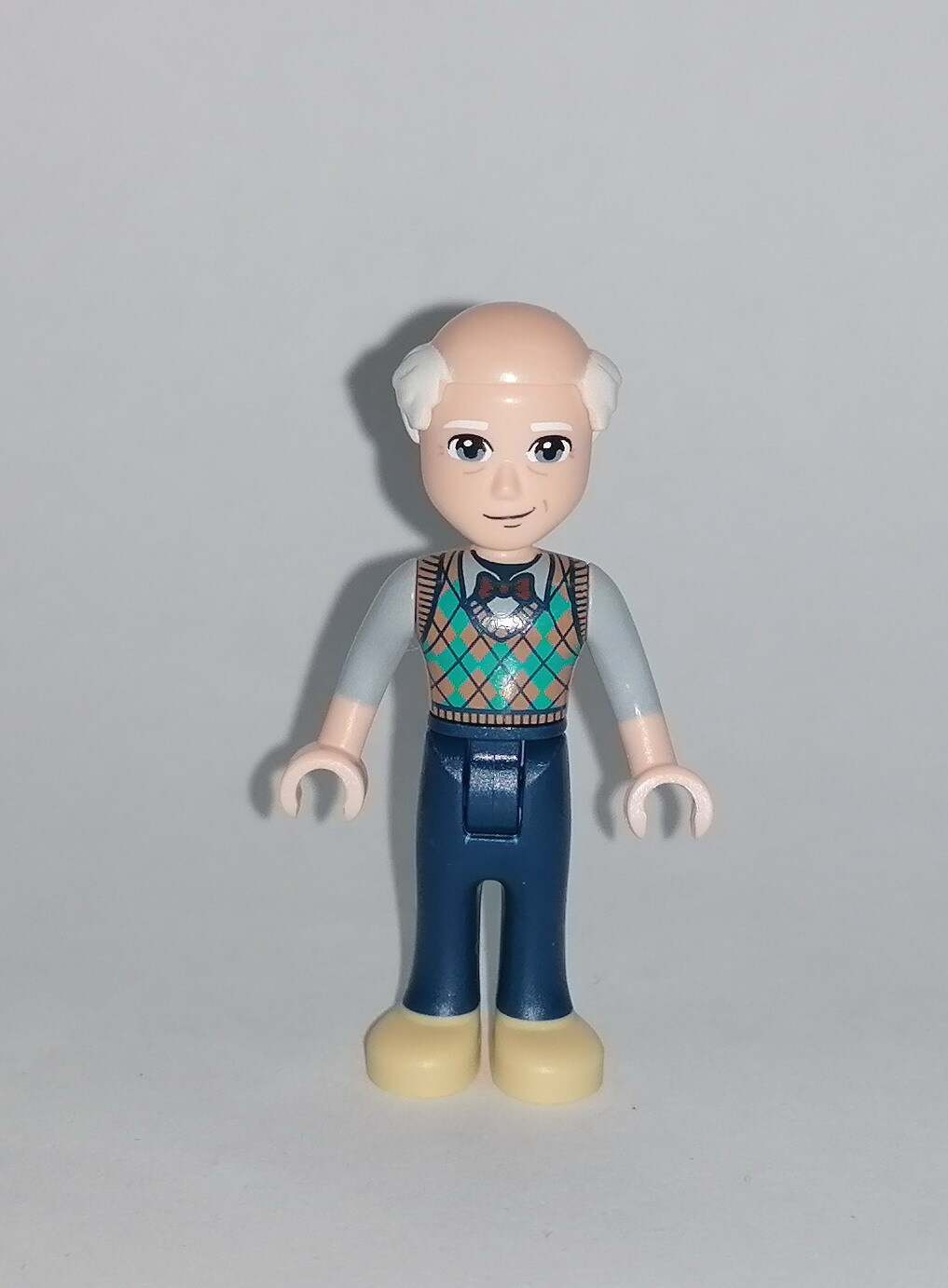 LEGO Friends - Marcel - Figur Minifig Opa Opi Mann Papa Großvater Bio ...