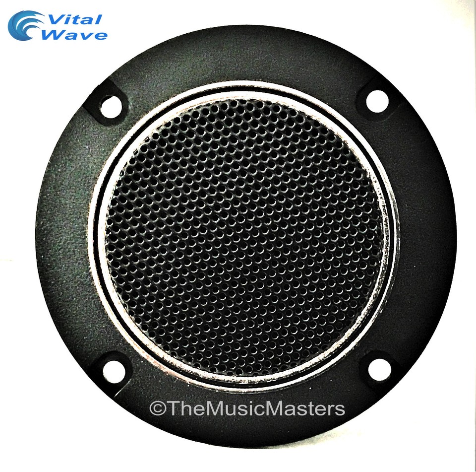 Pair 4" inch Flush Mount Round Super Horn TWEETER Speakers Car Audio ...