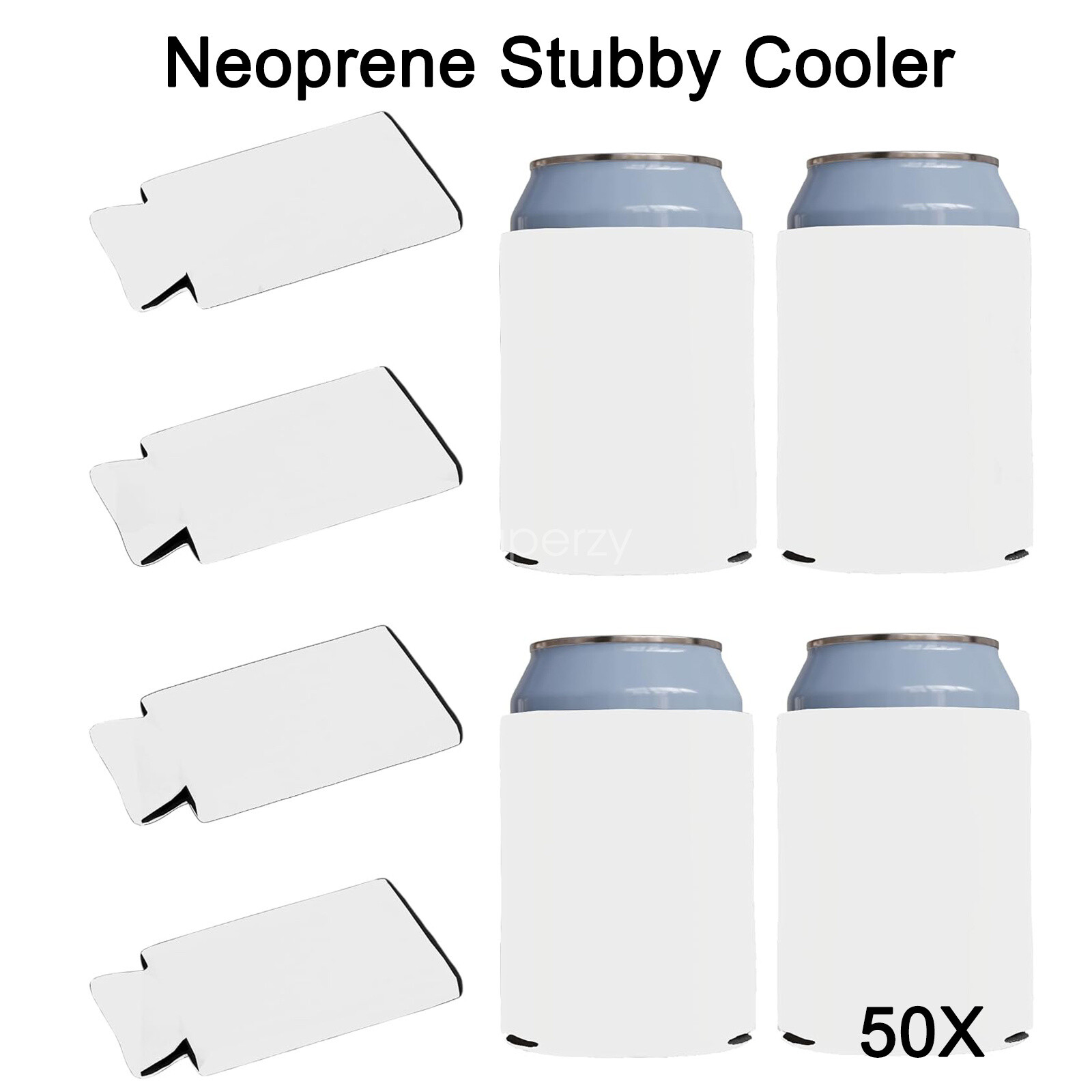 Neoprene Can Stubby Cooler Holder Foldable Blank Sublimation Heat ...