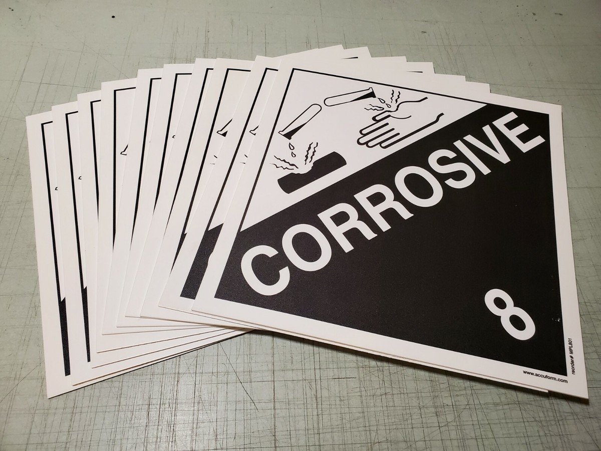 Dot Placards 4017 GAS/OIL/TRANSPORTATION – ASSORTED HALF SHEET