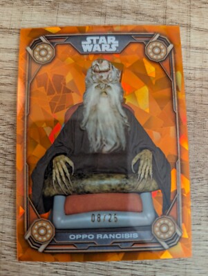 2024 Star Wars Topps Chrome Sapphire OPPO RANCISIS Jedi High JC-8 /25 ...