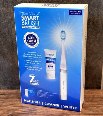 Go Smile Smart Brush blue light sonic toothbrush rechargeable with ...