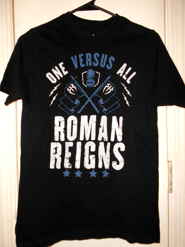 WWE Roman Reigns One vs All Men's Small Black Short Sleeve T-Shirt. | eBay