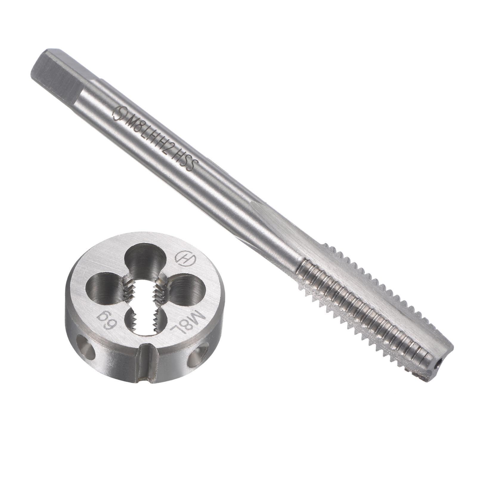 M8 M10 Metric Left Hand Tap and Die Set Machine Thread Tap with Round ...