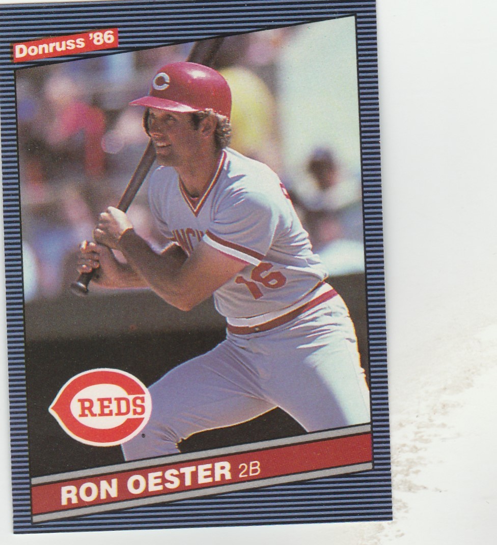FREE SHIPPING-MINT-1986 Donruss Cincinnati Reds #81 Ron Oester | eBay