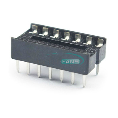 50PCS 14 Pin 14P Integrated Circuit IC Sockets Adaptor Solder Type ...