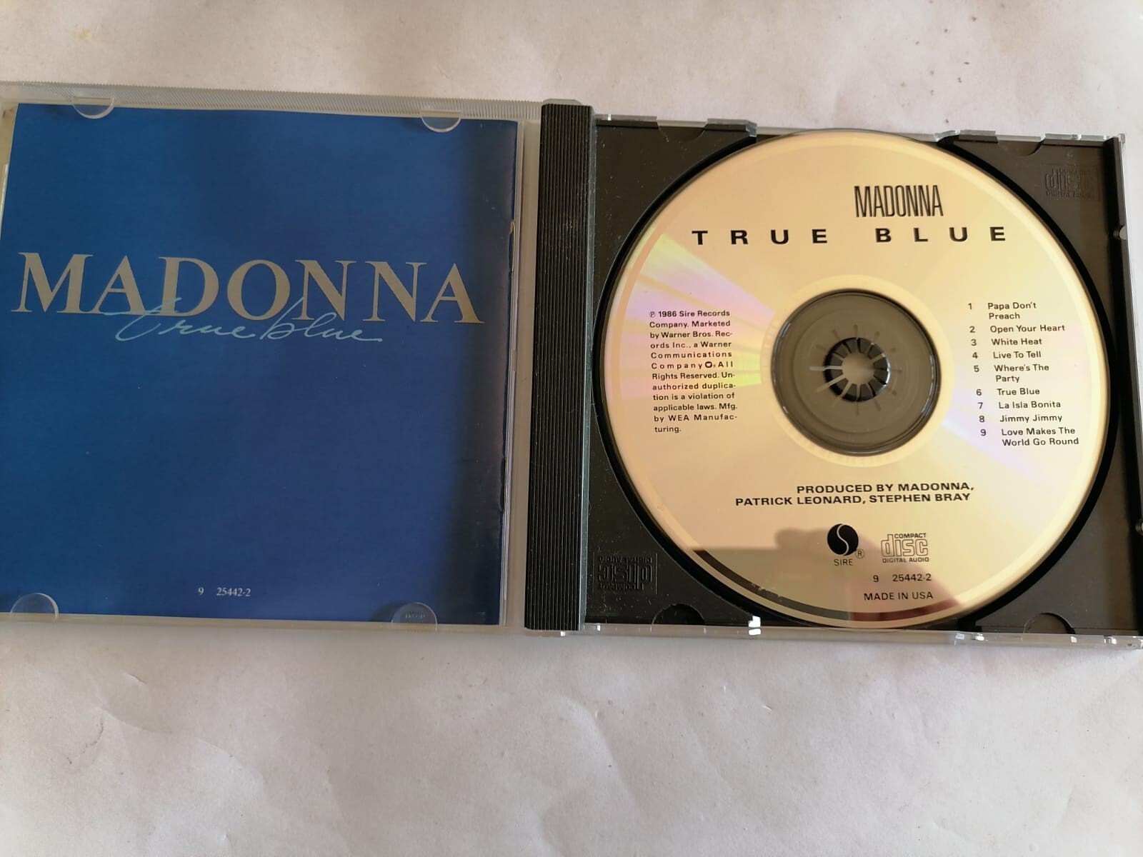 MADONNA TRUE BLUE CD 1986 LIKE NEW | eBay