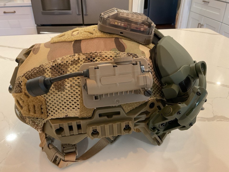 Military Training Or Bump Helmet/ Air Soft Modified/ Customized Size ...