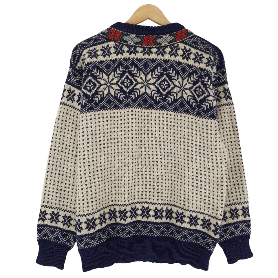 Vintage Dale of Norway Nordic Jumper Sweater Fair Isle Wool Men Oi7 ...