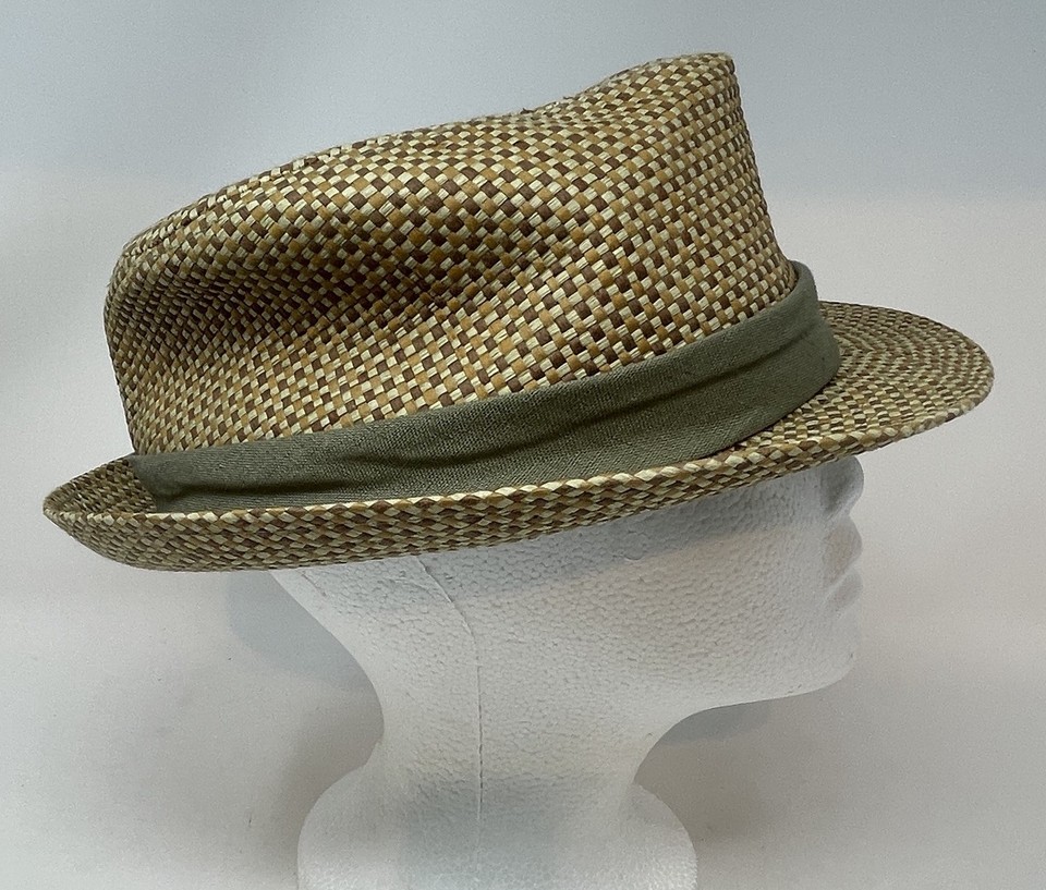 Kooringal Fedora 59cm Paper/Cotton Green Band Unisex | eBay UK