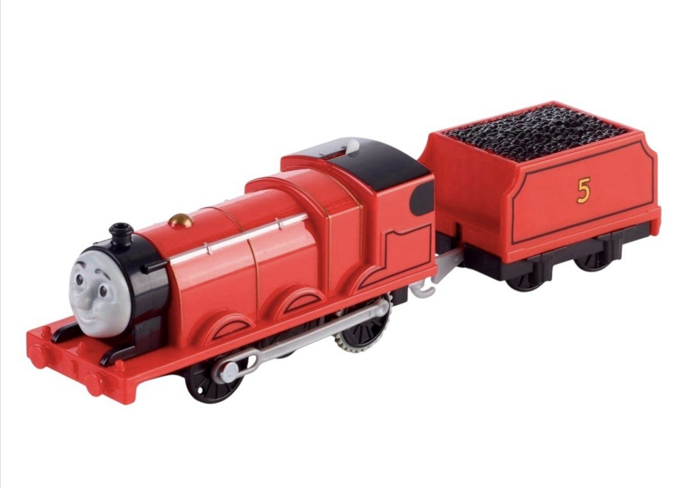Thomas & Friends TrackMaster Motorized James - Original Classic 3D Face ...