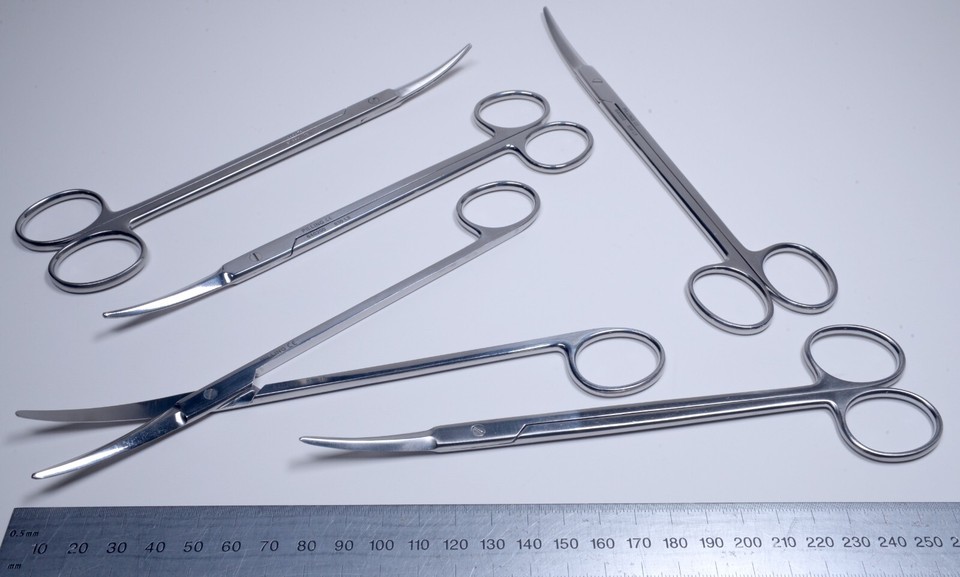 5x Pilling Weck #640200 Potts-Smith Dissecting Scissors 7½" Stainless ...